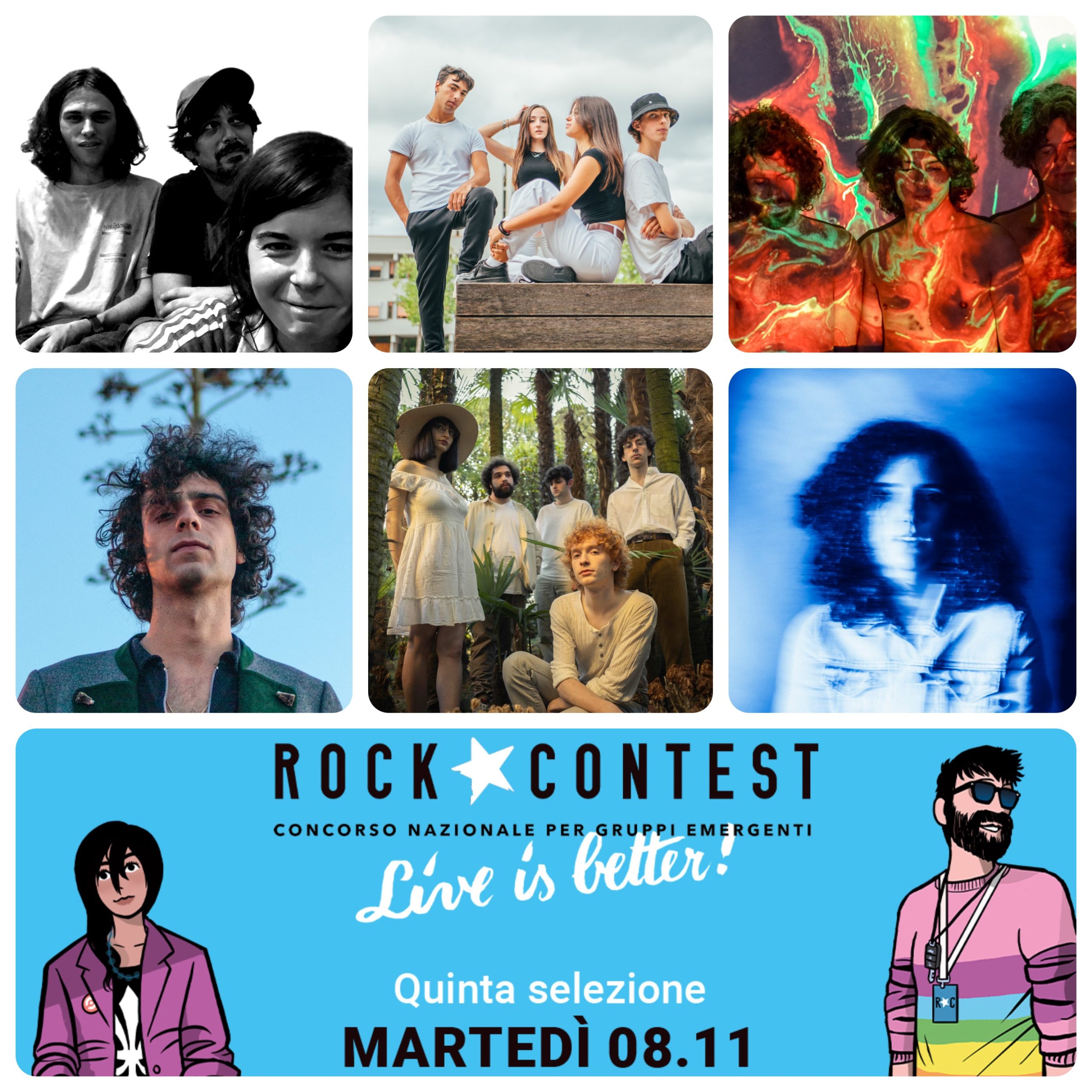 Rock Contest 2022: 5a e ultima eliminatoria martedì 8 novembre ...